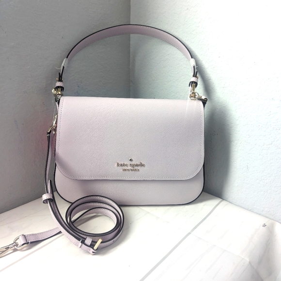 kate spade | Bags | Nwt Kate Spade Staci Saffiano Leather Flap Shoulder ...